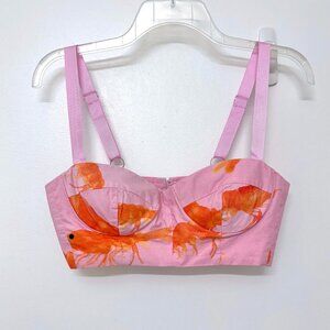 Rachel Antonoff | Tops | Rachel Antonoff Karen Bra Crop Top Bustier ...